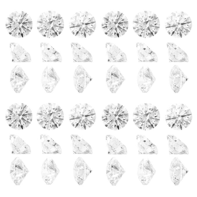 Man Made Diamond the Perfect 1.50mm 0.015ct Diamond